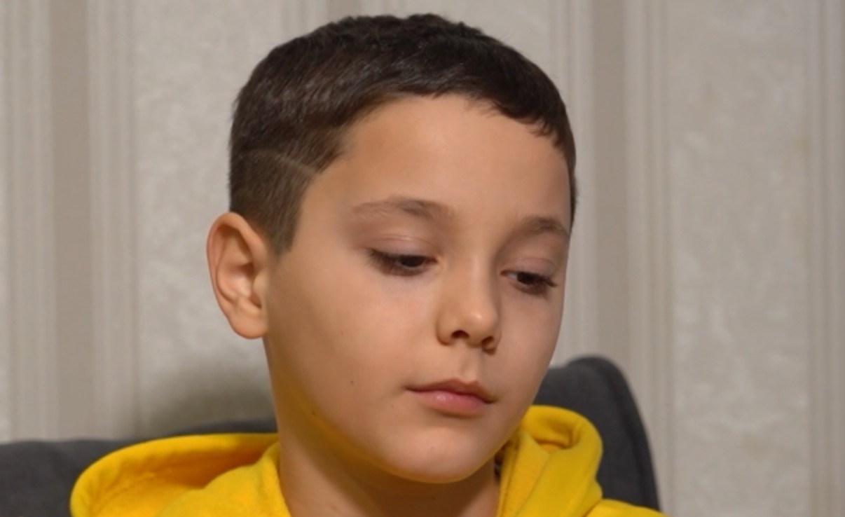 “Mum went up to the 9th floor. A rocket came there, and then two more ...